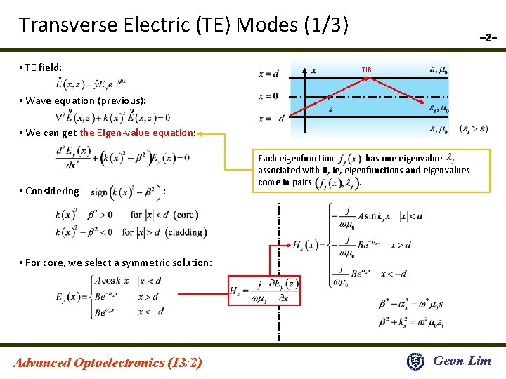 Chapter 6 OPTICAL FIBERS AND GUIDING LAYERS The