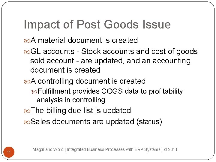 Elements of the Shipping Step 1 Magal and