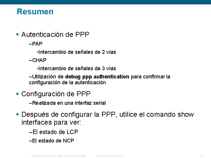 Protocolo punto a punto PPP Acceso a la