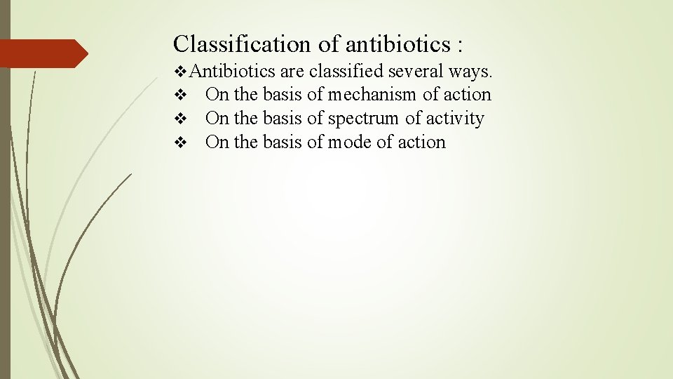 Lecture 7 Antibiotic Dr Muthana A AlShemeri Medical