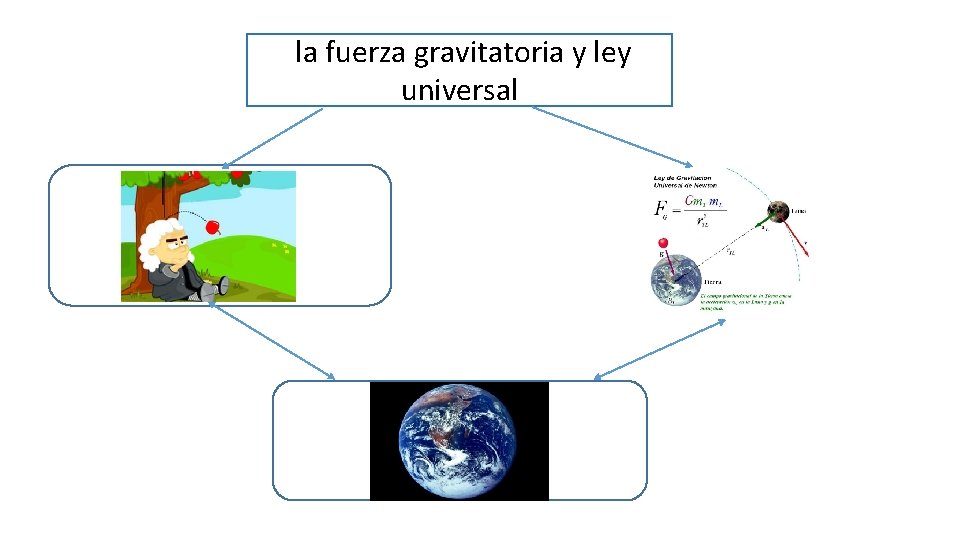 Fuerzas gravitacionales y la ley universal de la