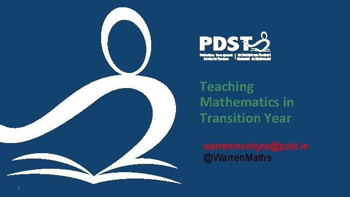 Teaching Mathematics in Transition Year warrenmcintyrepdst ie Warren
