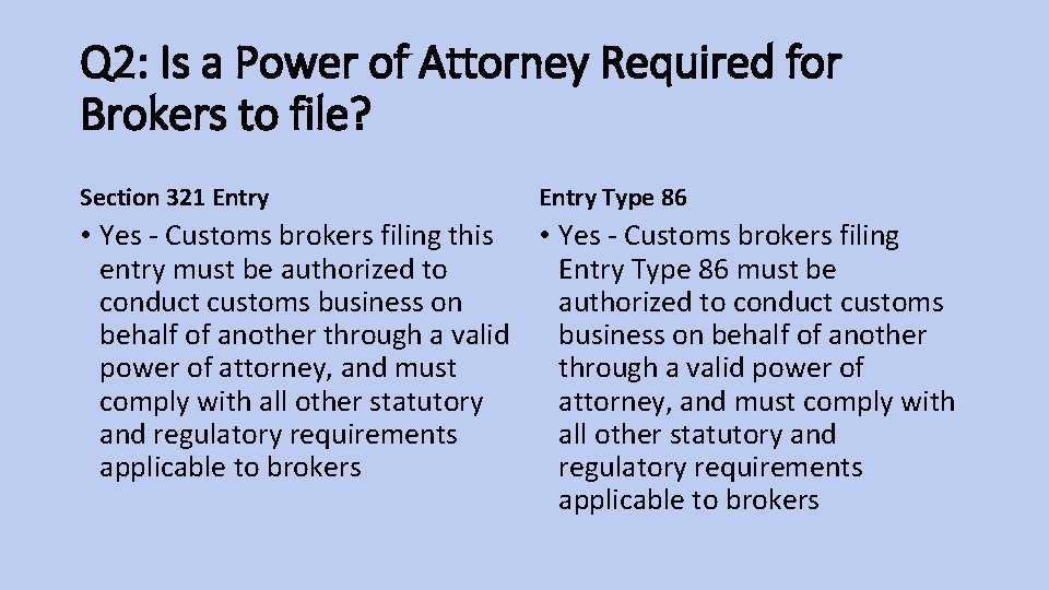 ECommerce Section 321 Entry Type 86 Andrew Park