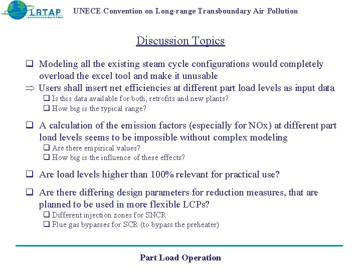 UNECE Convention on Longrange Transboundary Air Pollution Improvements