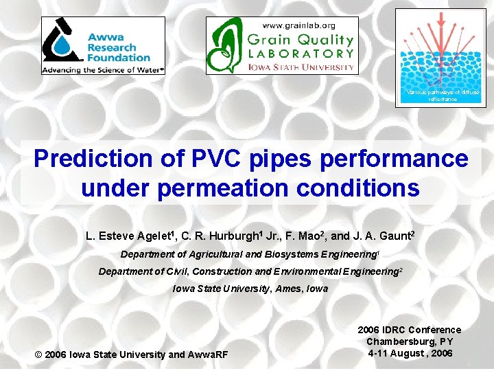 Various pathways of diffuse reflectance Prediction of PVC