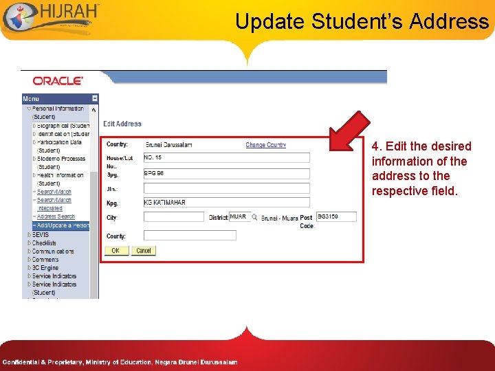 Manage Teacher and Student Records Update Student Records