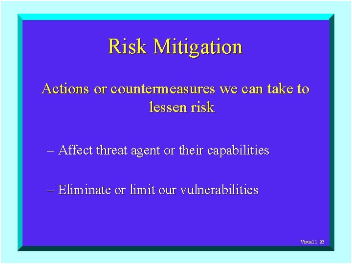 Lesson 1 Overview and Risk Management Terminology Visual