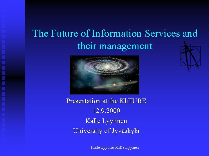 The Future of Information Services and their management