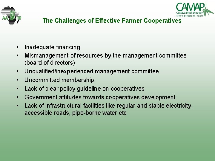 The Importance and Role of Effective Farmer Cooperatives
