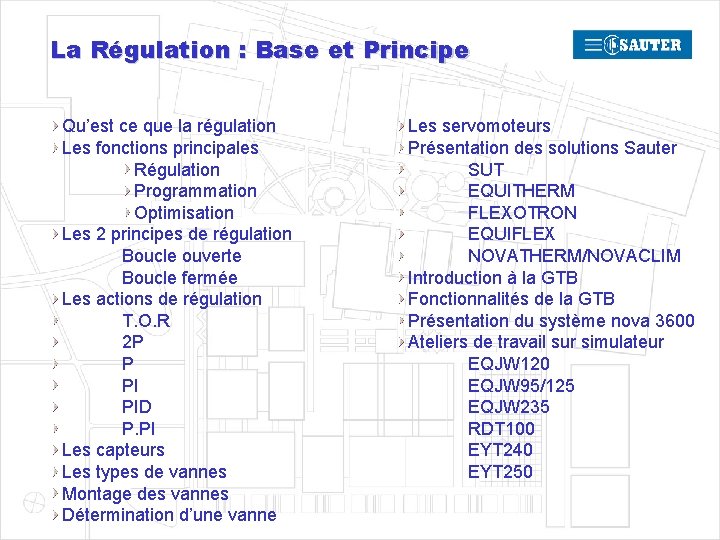 La Rgulation Base et Principe Quest ce que