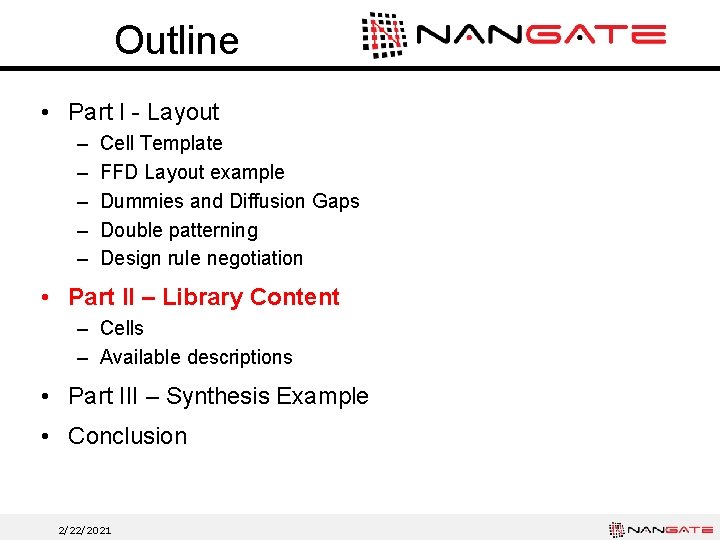 Open Cell Library in 15 nm Free PDK