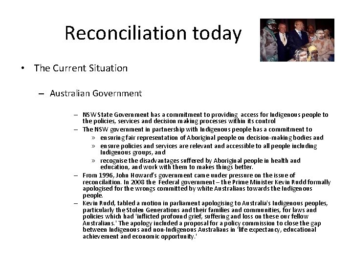 Reconciliation Reconciliation Definition the process of understanding and