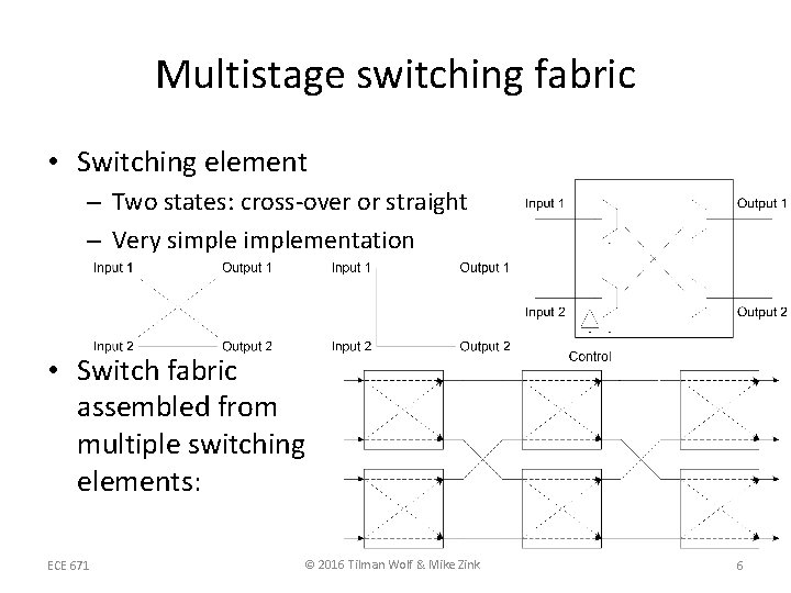 ECE 671 Lecture 7 Interconnects and Switching Fabrics