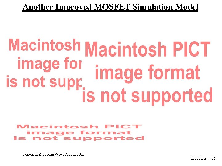 Lecture Notes Power MOSFETs Outline Construction of power