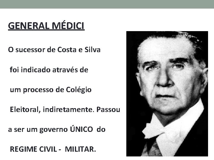 O milagre econmico em tempos de ditadura GENERAL