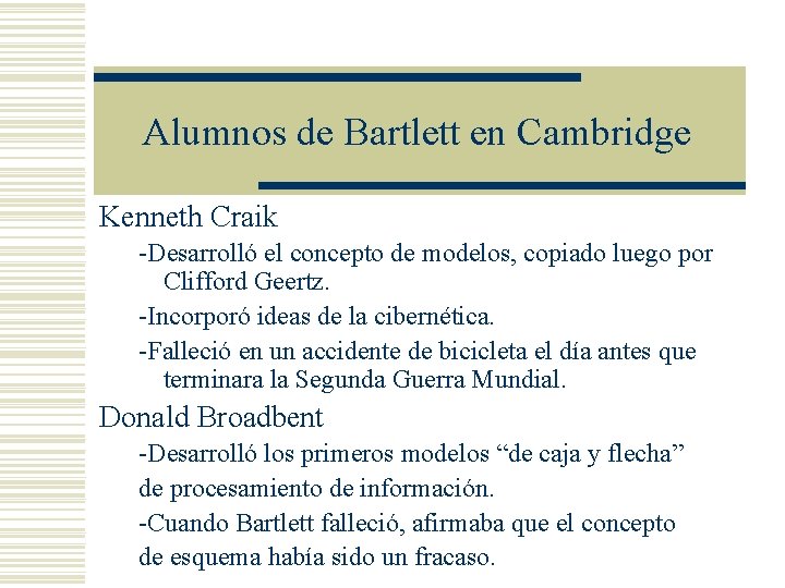 Esquemas y Marcos Acerca de la universalidad y