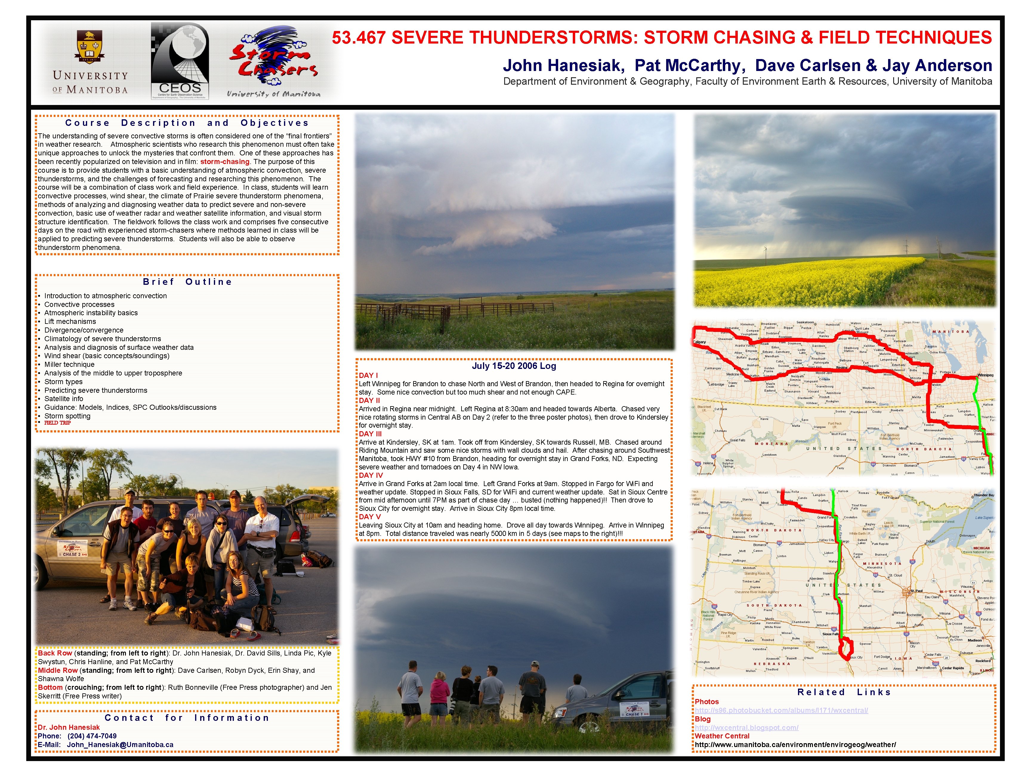 53 467 SEVERE THUNDERSTORMS STORM CHASING FIELD TECHNIQUES