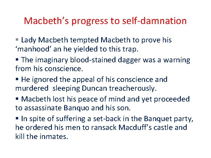 Macbeth as a tragic hero by Prof Chandranath