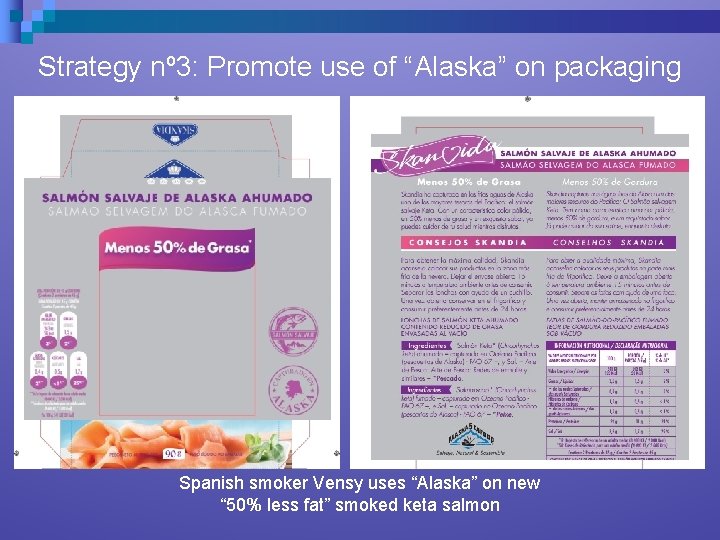 Building Markets for Alaska Seafood in Spain Italy