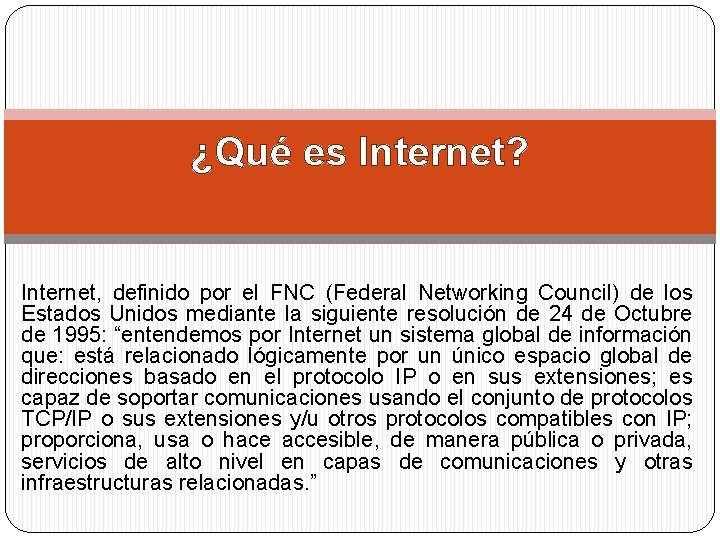 Importancia del internet en una economa globalizada Presentado