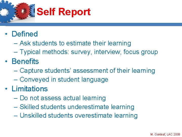 Getting Started with Learning Outcomes Assessment Purposes Practical