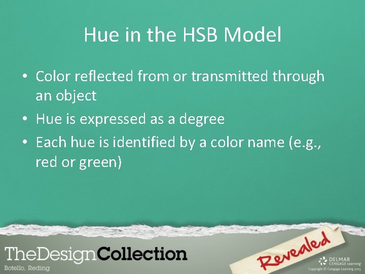 Chapter 5 Incorporating Color Techniques Chapter Lessons Work