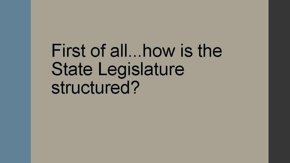 How a Bill Becomes a Law at the
