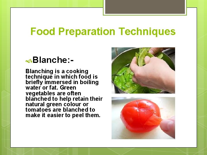 Cookery Skills Techniques and Processes National 5 Unit