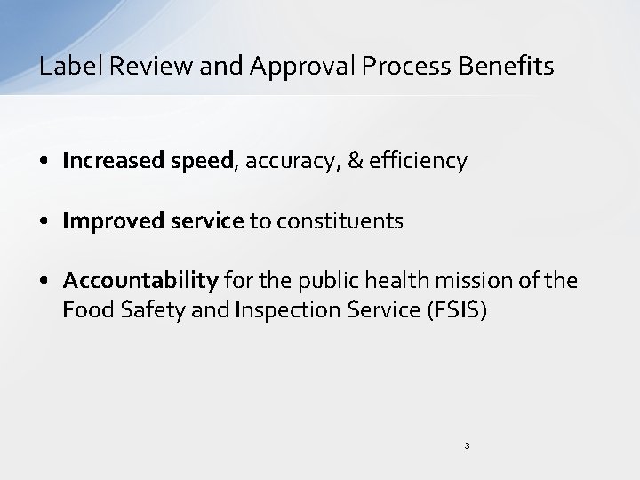 Label Submission Approval System LSAS Webinar Presentation January