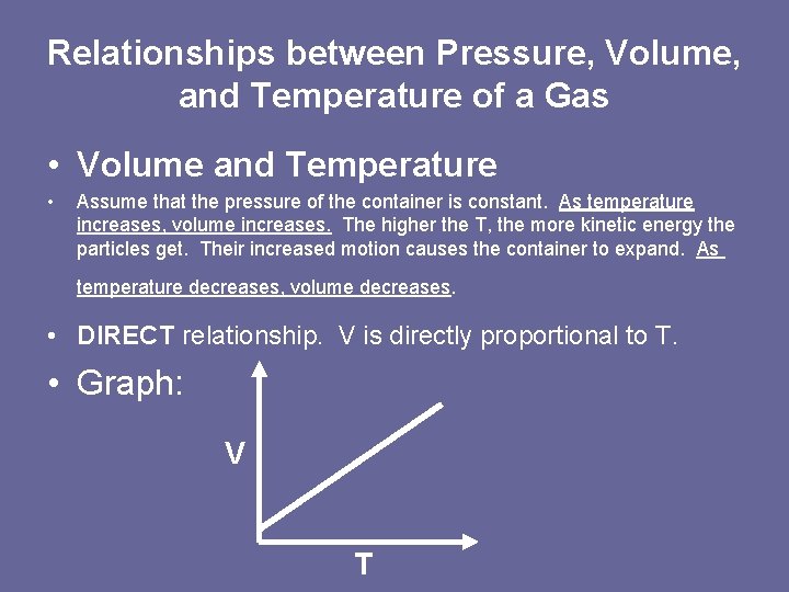 Unit 12 Gas Laws The Kinetic Theory of