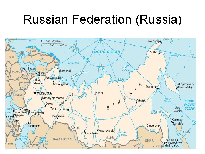Russian Federation Russia Geography Official name Russian Federation