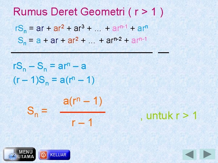 Barisan Deret Notasi Sigma dan Induksi Matematika Oleh