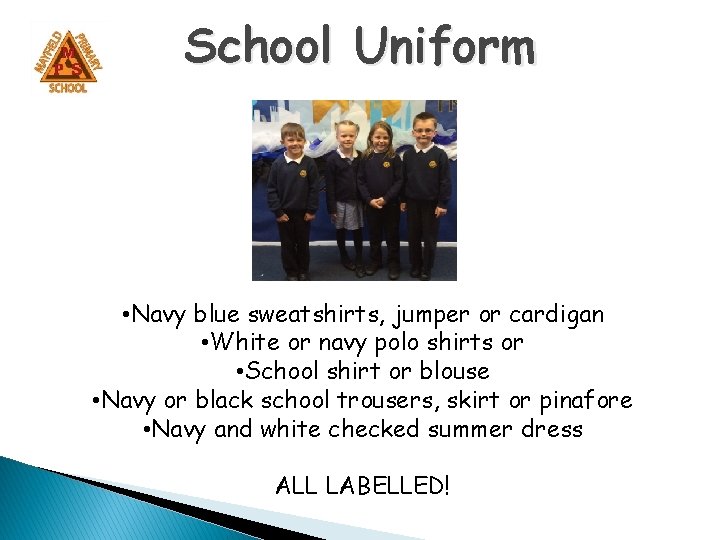 Welcome to Mayfield Primary School Getting it Right