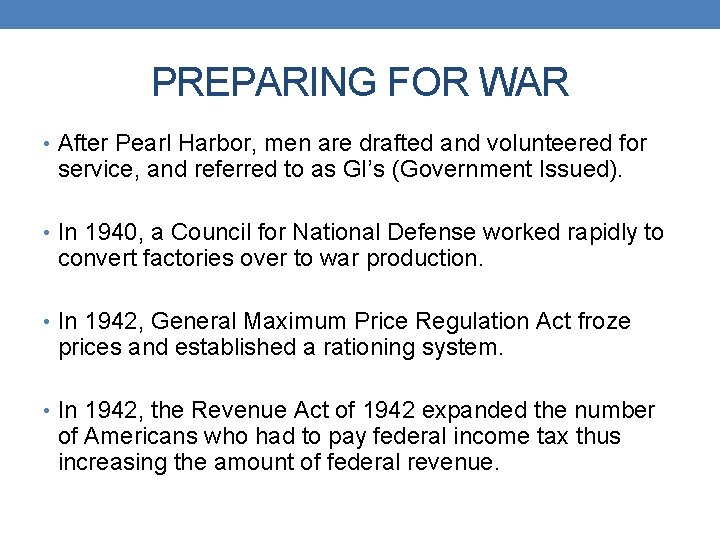 THE INTERWAR ERA AMERICA BEFORE THE WAR TIMELINE