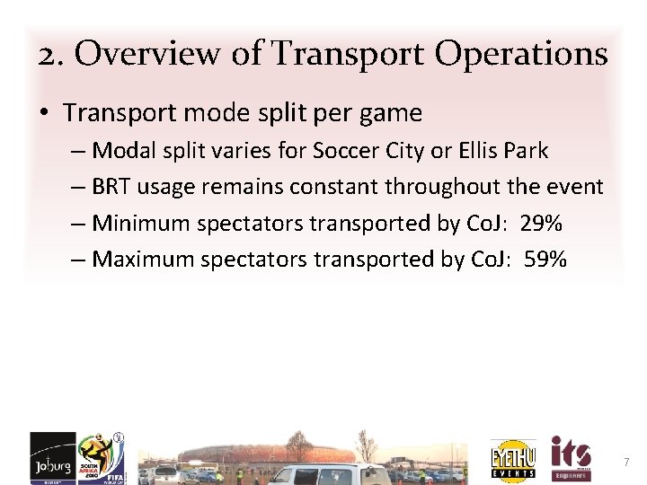 2010 FIFA World Cup TM South Africa Transport