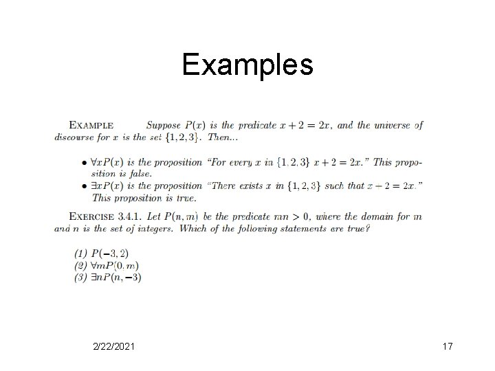 Predicates and Quantifiers Announcements HW 1 due now