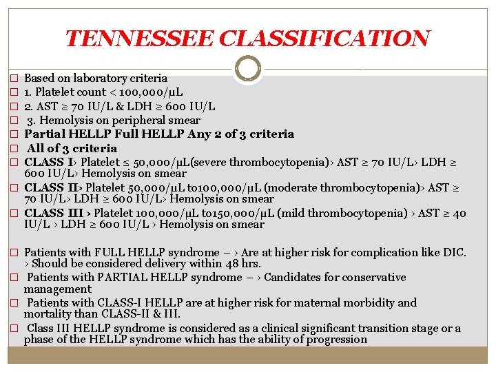 HELLP syndrome SBORNA MD PERINATOLGY DEP VALIEASR HOSPITAL