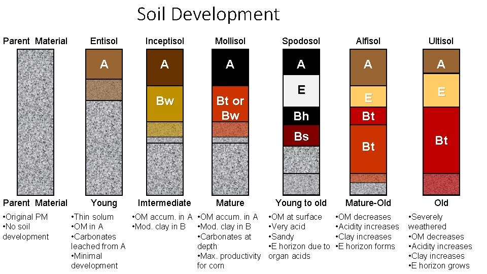 Getting the Dirt on Soils Classification Development and
