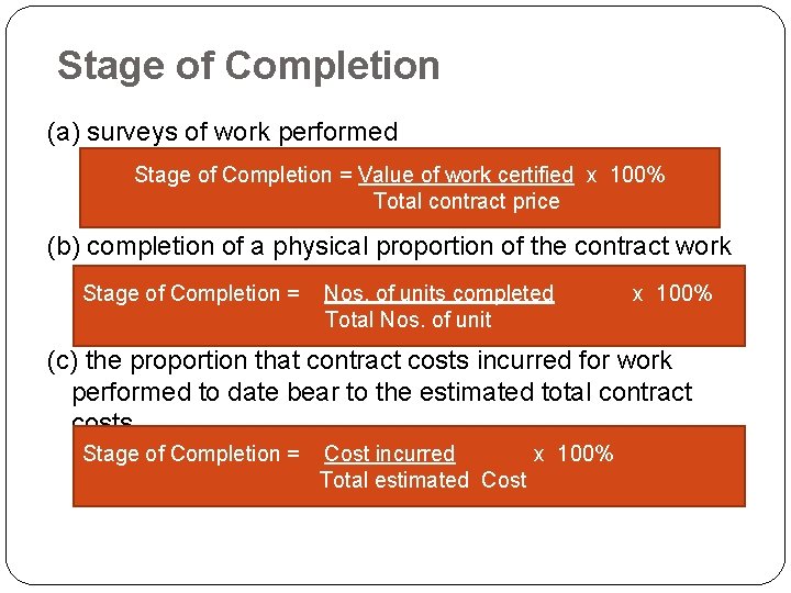 Accounting for construction contracts LKAS 11 Rangajewa Herath