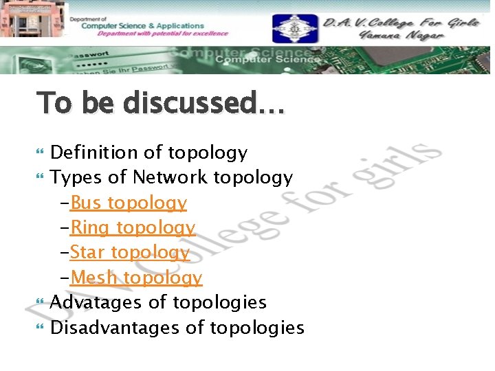 Basic Concepts of Computer Networks and Network Topology