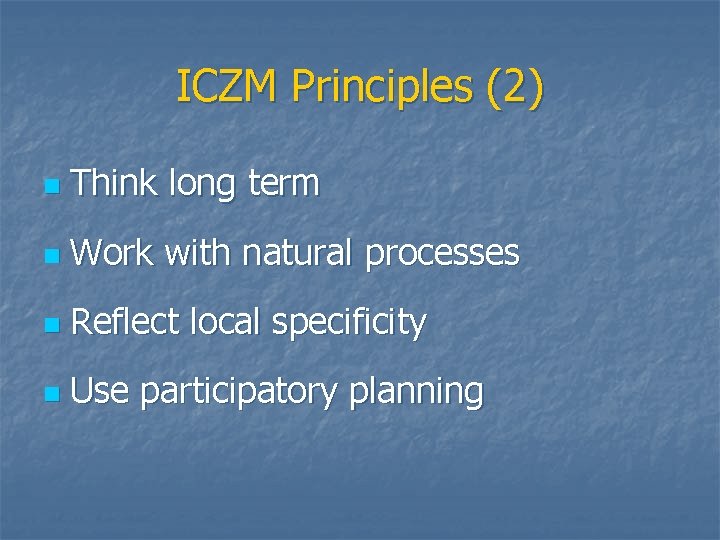 Sustainable Development and Integrated Coastal Zone Management dead