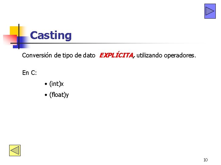 4 TIPOS DE DATOS 1 Conceptos Bsicos n
