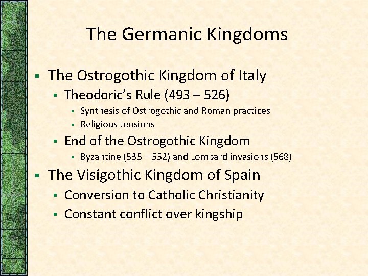 Chapter 7 Late Antiquity and the Emergence of