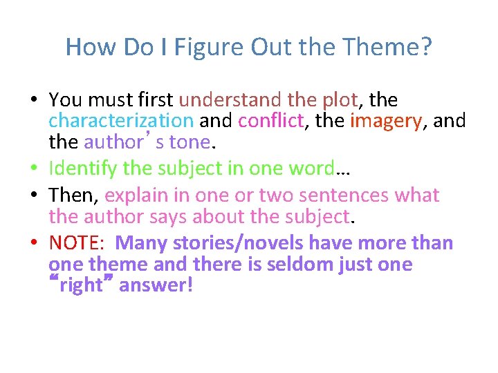 SIFT A Literary Analysis Method SIFT Method Symbol