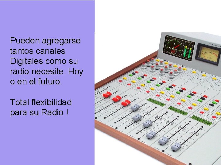 Solidyne Consolas de Audio Digitales y Analgicas Use