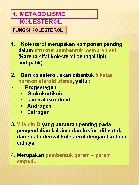 METABOLISME LIPID 2 3 PENGANGKUTAN DAN PENYIMPANAN LIPID