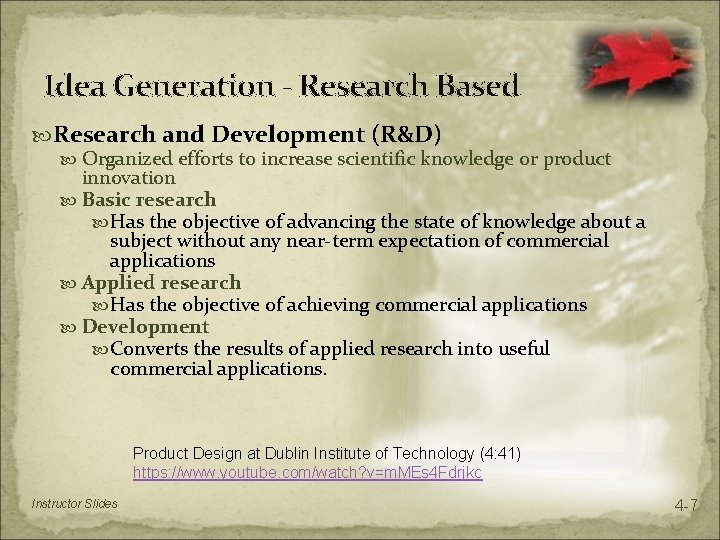 Chapter 4 Product and Service Design Mc GrawHillIrwin