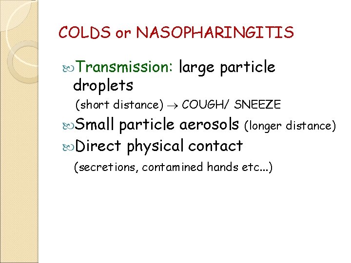 RESPIRATORY INFECTIONS1 UPPER RESPIRATORY INFECTIONS Prof Dr Reha