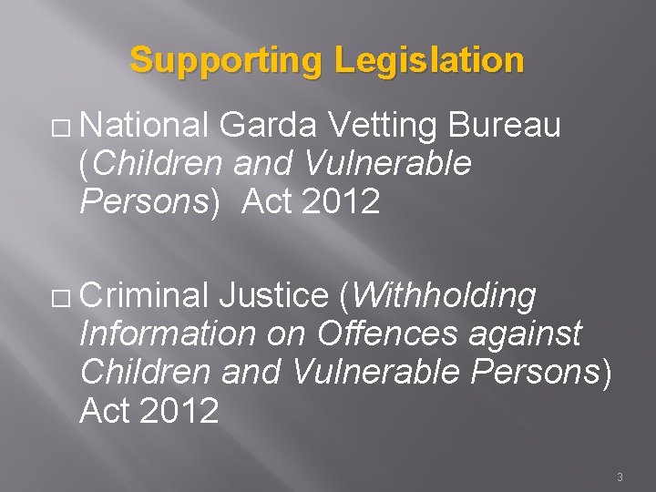 CHILD SAFEGUARDING BRIEFING 2018 1 Context Responsibilities Principles