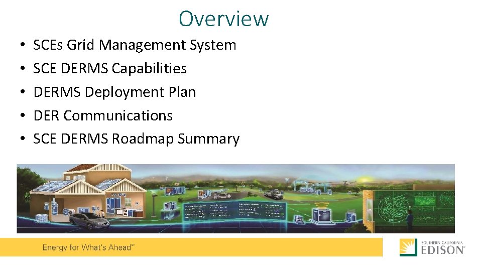 SCEs DERMS Background Roadmap Rule 21 Working Group